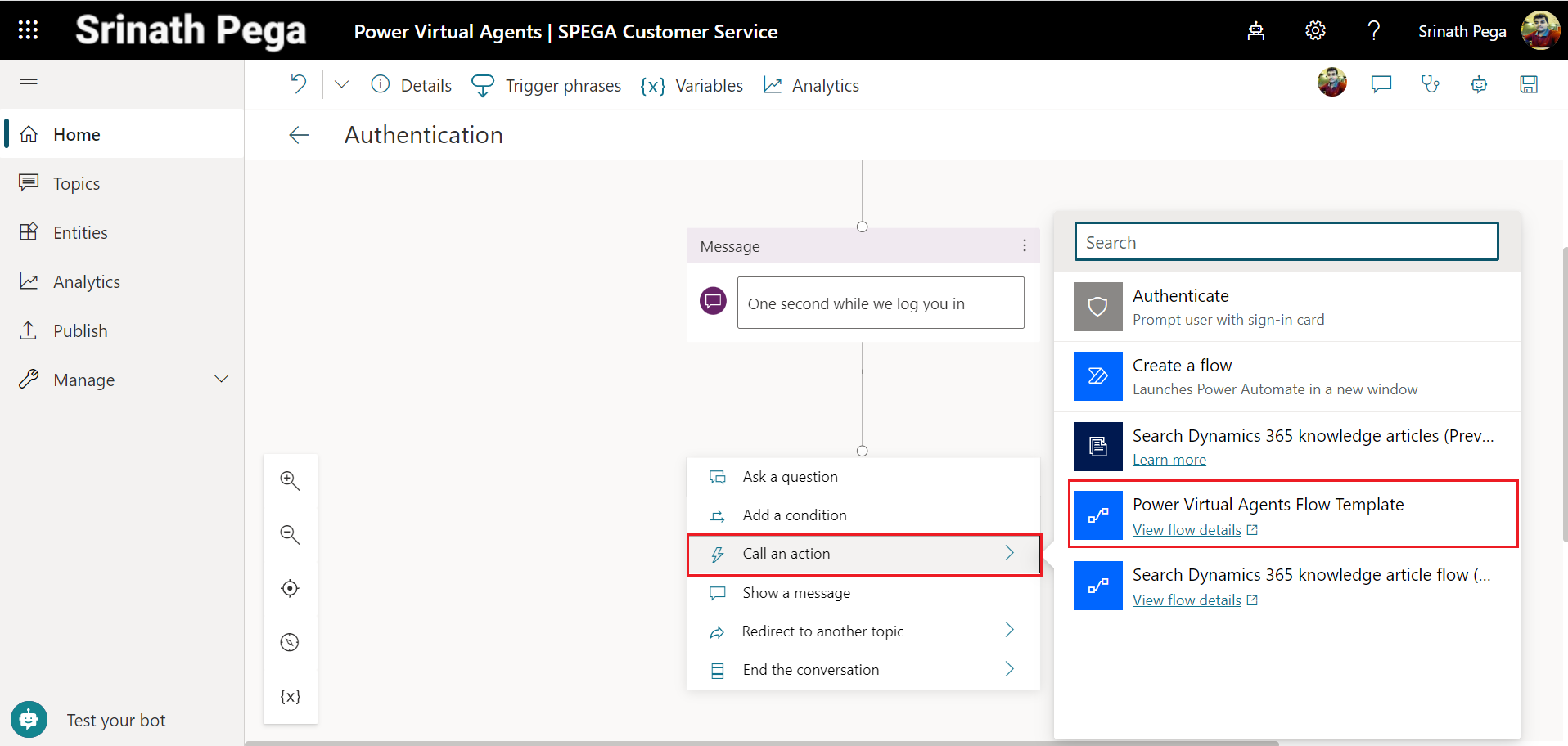 Power Virtual Agents #15: Authentication With Power Automate (Part-3 ...