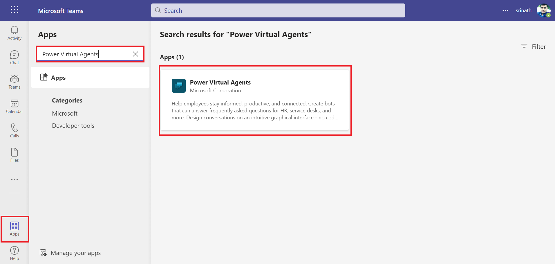 Power Virtual Agents #17: Adding PVA App to Microsoft Teams – Srinath Pega
