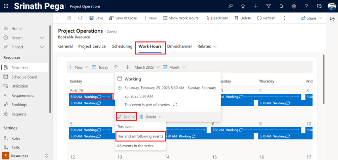 Project Operations #6: Working and Non-Working Hours – Srinath Pega