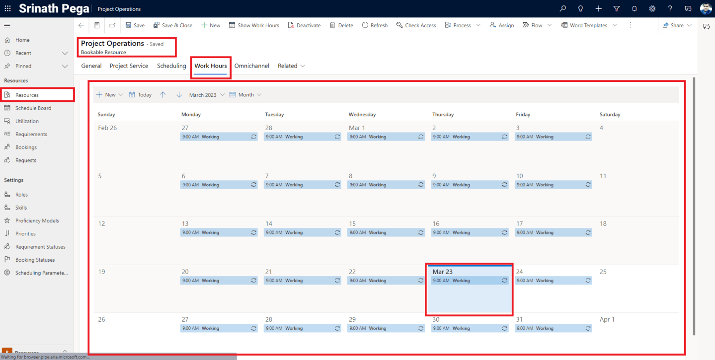 Project Operations #6: Working and Non-Working Hours – Srinath Pega