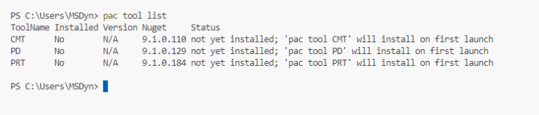 Download Dataverse Development Tools with Power Platform CLI – Srinath Pega