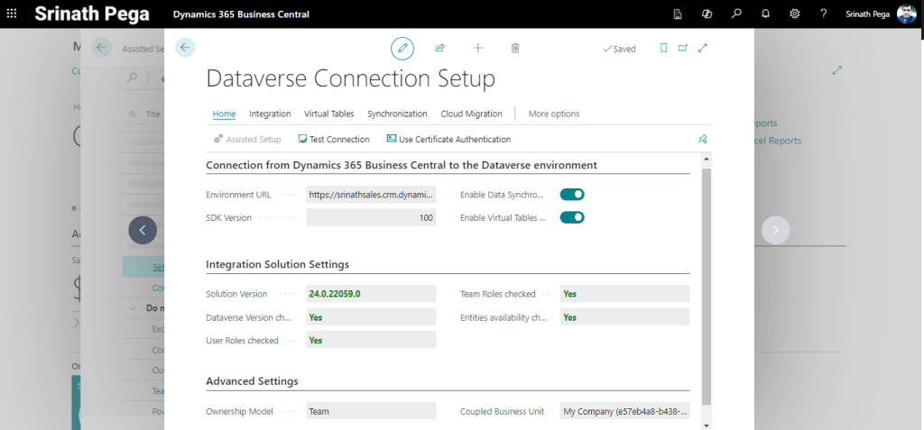 Dynamics 365 Business Central Integration with Microsoft Dataverse ...
